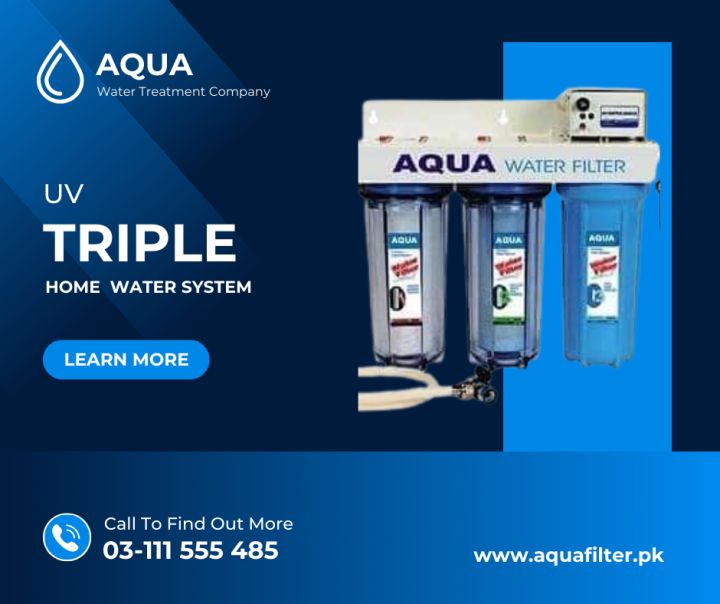 Aqua triple stages uv water filter | Daraz.pk