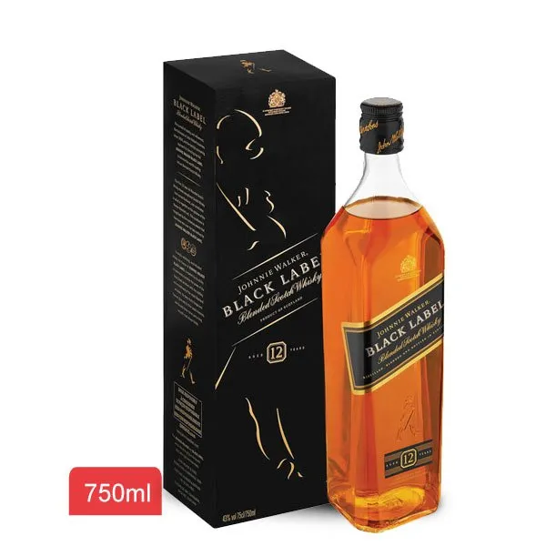 Jhonnie Walker Black Label Blended Scotch Whisky 750ml Daraz Np
