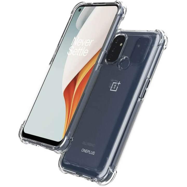 OnePlus Nord N100 Back Cover Transparent Case– Soft 4D Design ...