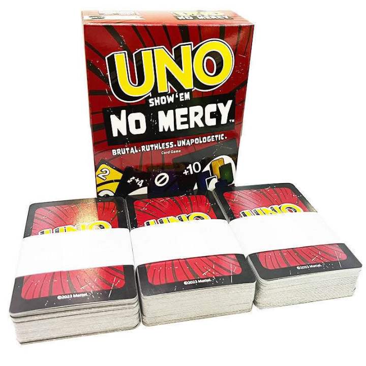 UNO No Mercy (+10) Power Card (3-Bundle)-(Show ‘em no mercy)Brutal ...