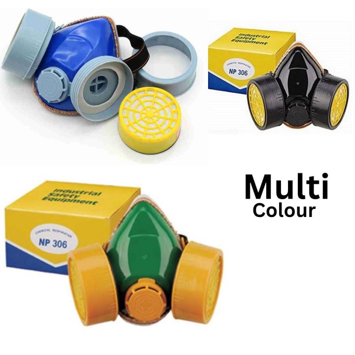 MODEL: NP-306 Respirator Chemical Gas Mask Double Filter, Use For Metel ...