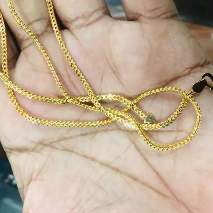 Gold Plated Fox Chain Guaranteed 18 / 24 inch Stylish Design FREE GIFT ...