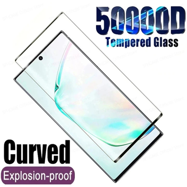 1pcs HD Curved Tempered Glass For Samsung Galaxy S24 Ultra S23 S22 S21 ...