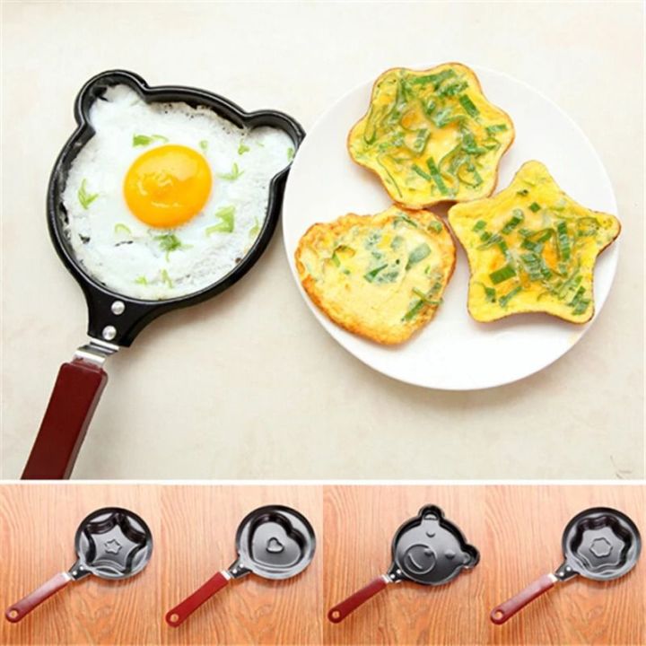 1 Pc – 12cm Different Shape Frying Pan Cook Up Some Love Non Stick Mini ...