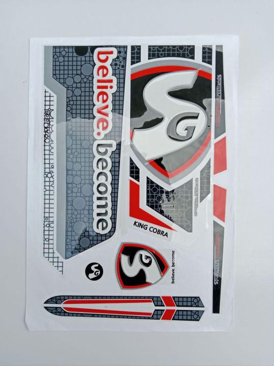 New 3D 2024 Latest SG KING COBRA Gary Red & Black Edition Top Quality ...