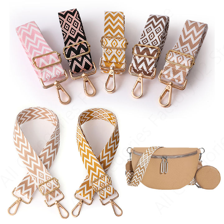 Nylon Crossbody Bag Strap Adjustable Women Wide Belt Strap Soft ...