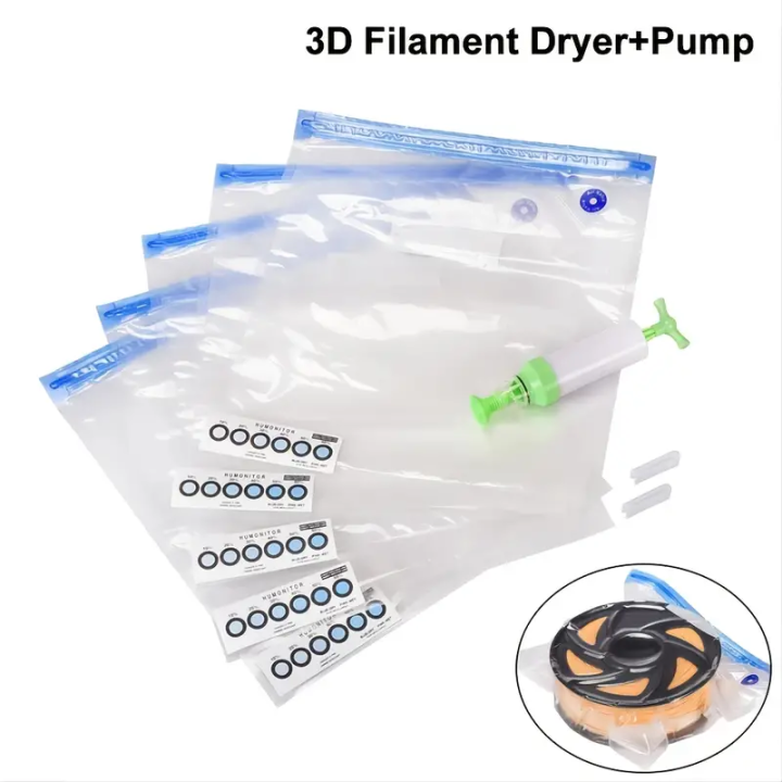 3D Filament Dryer Storage Vacuum Sealing Bags And Pump Keep Filament ...