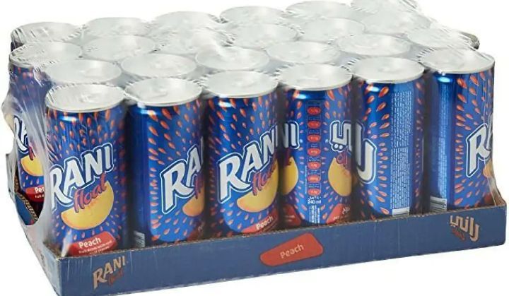 Rani juice peach flavour (12 Cans in pack) | Daraz.pk