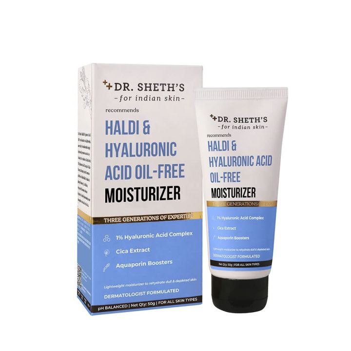 Dr. Sheth’s Haldi & Hyaluronic Acid Oil-Free Moisturizer - 50g | Daraz ...