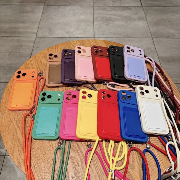 Crossbody Lanyard Strap Lanyard Phone Case For iPhone 17 16 15 14 Pro ...