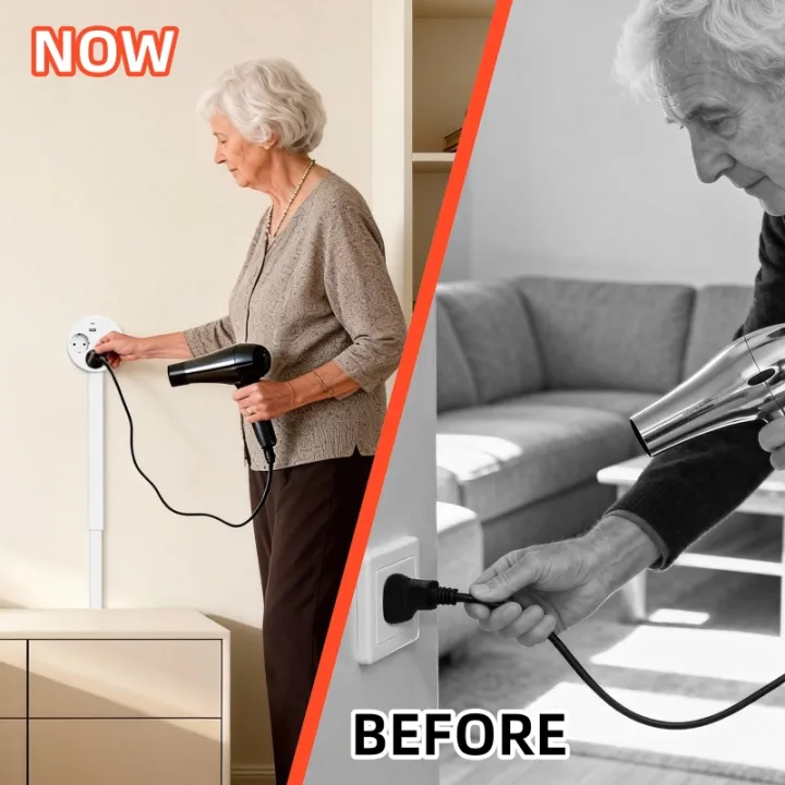 Electrical Wall Plug Rotates Electrical Outlet Extender Adjustable ...