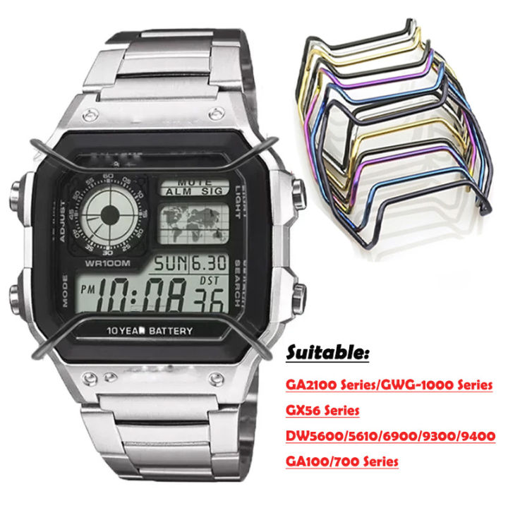 316 Stainless Steel Watch Bumper for Casio G-Shock AE1200 DW5600 GA110 ...