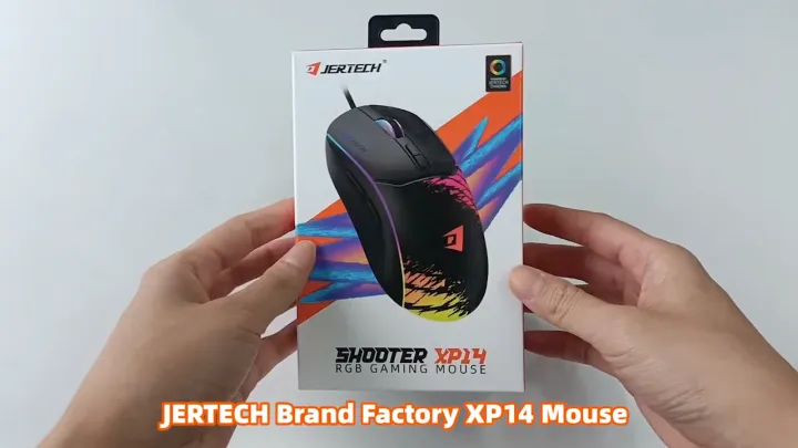 JERTECH XP14 Gaming Mouse 3600Dpi RGB Backlit Usb Wired Gaming Mouse ...