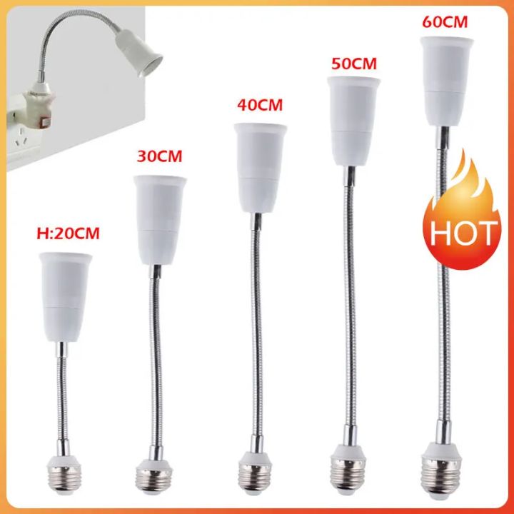 Socket E27 Flexible E27 Light Lamp Base Extender Bulb Adapter Converter ...