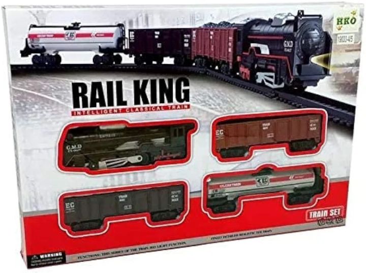 Rail King Classic Electric Train Set Intelligent Express Toy | Daraz.com.bd