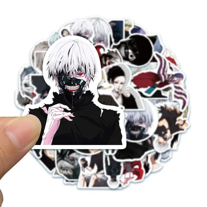 25 pcs of Tokyo anime Ghoul stickers cool cartoon stickers | Daraz.pk