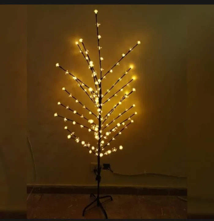 TREE LIGHT CHERRY BLOSSOM SWITCH OPERATED DECOR HOME LIGHTING 5 FT ...