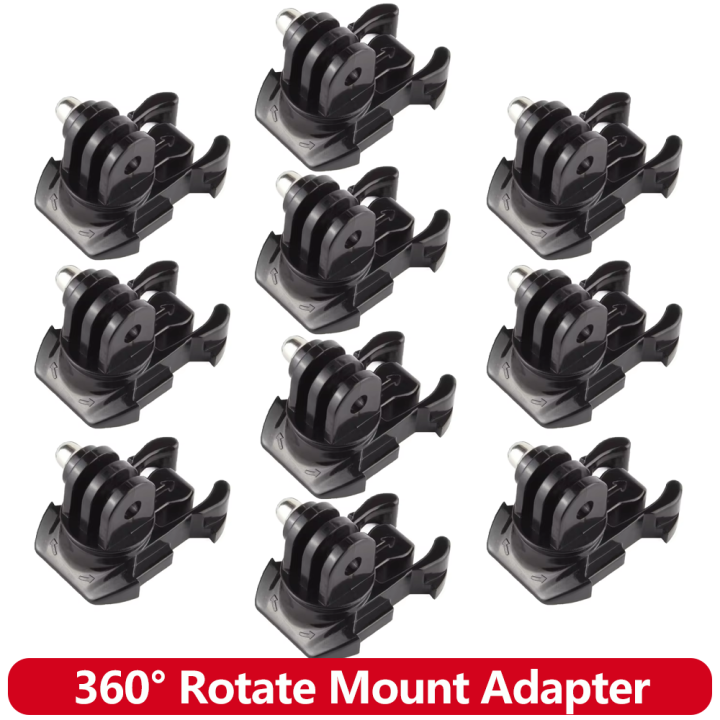 360° Rotate Adapter Helmet Mount Holder Base For GoPro Hero 13 12 11 10 ...