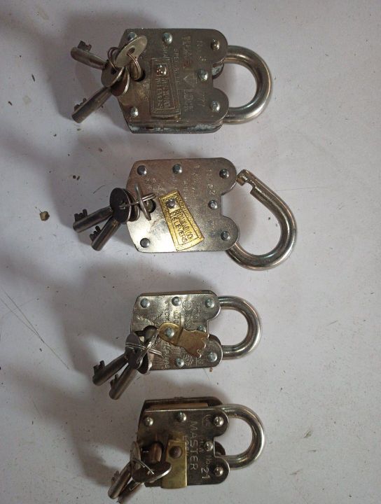 Desi Pad Lock, Heavy Duty for Main Gate, Shops and Doors (3 keys ...