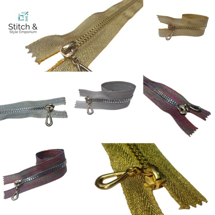 12inches Metal Zipper Close-end Zip for Jeans Bags Sewing Tailor ...