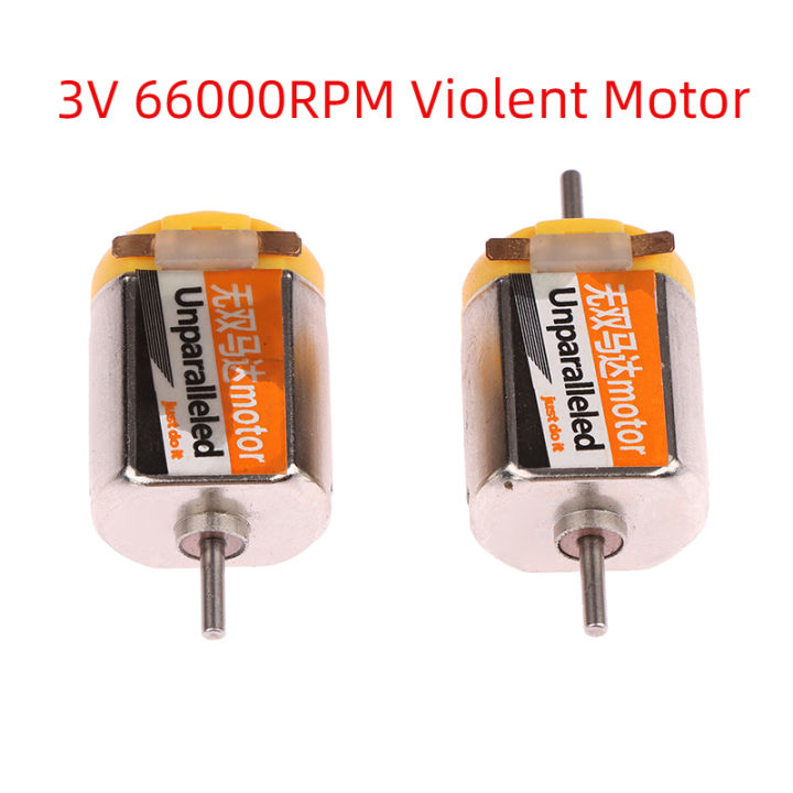 1pc 3V 66000RPM Violent Motor High Speed Hand-wound Motors For Mini 4WD ...