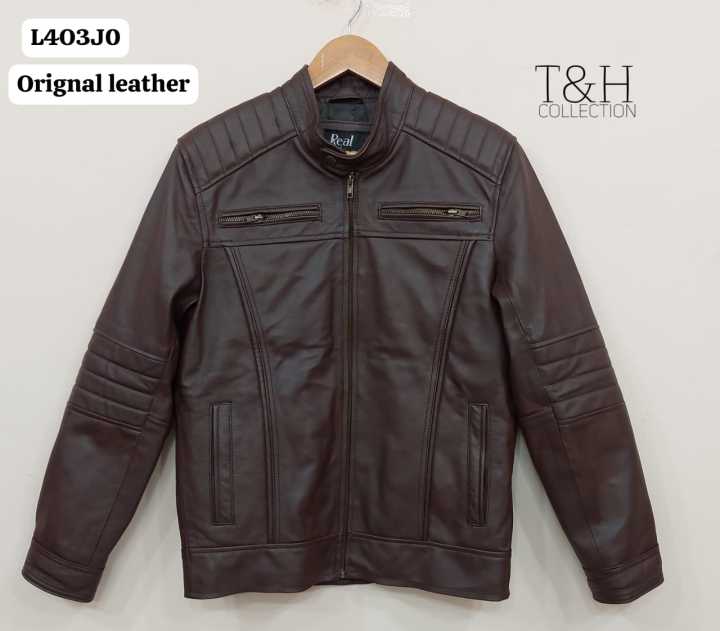 Men’s Genuine Leather Jacket – Original Sheep Leather | Premium Winter ...