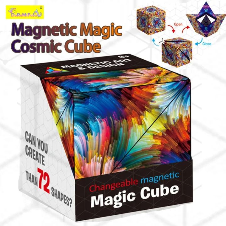 Magic Infinite Cosmic Cube Shasibo Cubes Magnetic Changeable Cubes Magnetic Cubes Magnet Fidget ...