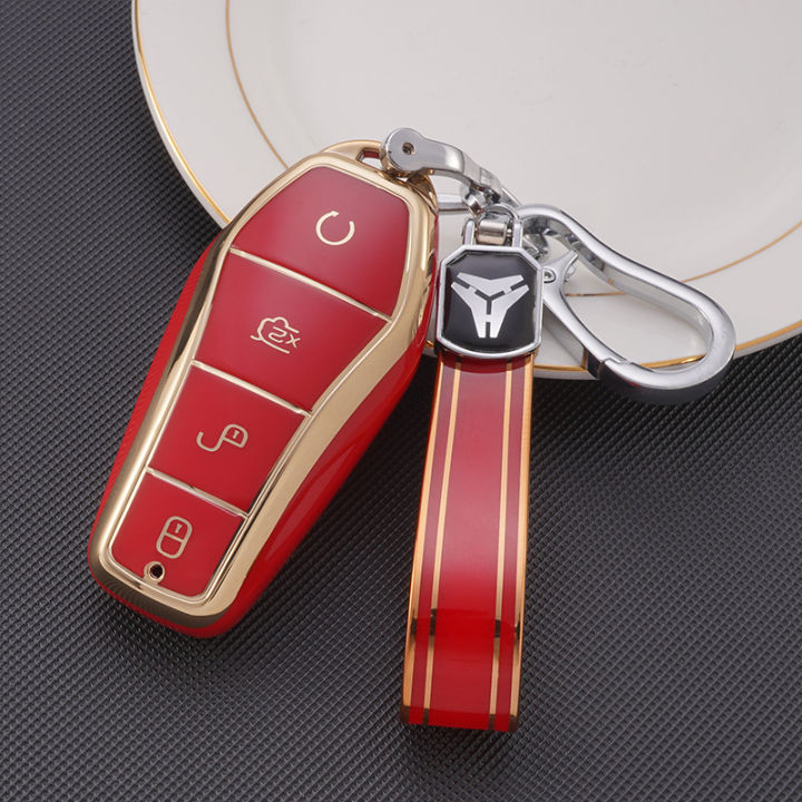 Suitable for BYD atto3 dolphin key case silicone keychain atto3 byd ...