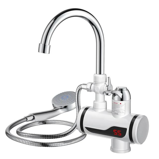 Electric Water Heater Tap With Shower - Household Bathroom Kitchen ...