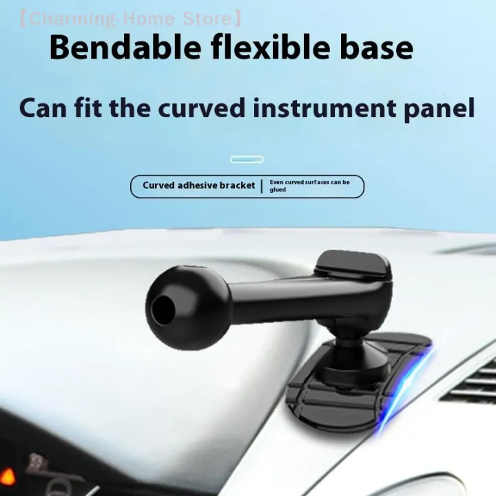 【M】1 Piece 360 Degree Rotation Car Phone Mount 17mm Ball Head Base For ...