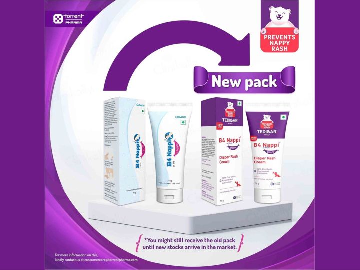 B4 Nappi Baby Cream , Diaper Rash Cream 75gm , Curatio | Daraz.com.np