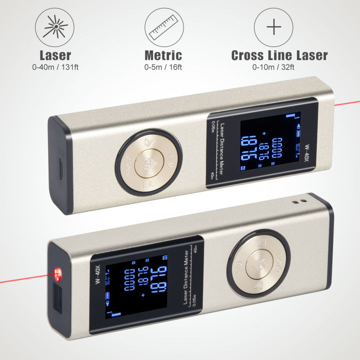 Laser Distance Meter Rangefinder Laser Tape Measure Digital Laser ...