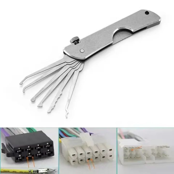 Compact Lock Picking Set Key Replacement Versatile Automotive Pick Hook ...