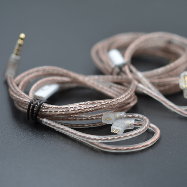 KZ Headphone Cord High-Purity Copper Cube Mixed Upgrade Cable Earphone ...