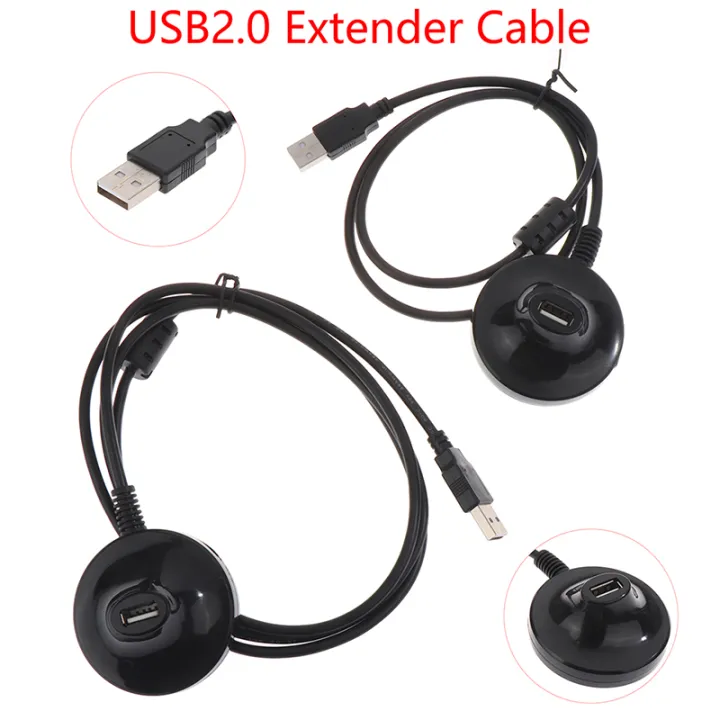 0.8/1.5m USB 2.0 Extender Cable Male to Female Adapter Base Docking ...