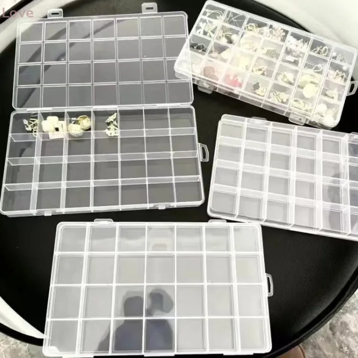 24 Slots Nail Decal Storage Box With Removable Grid For Nail Art ...