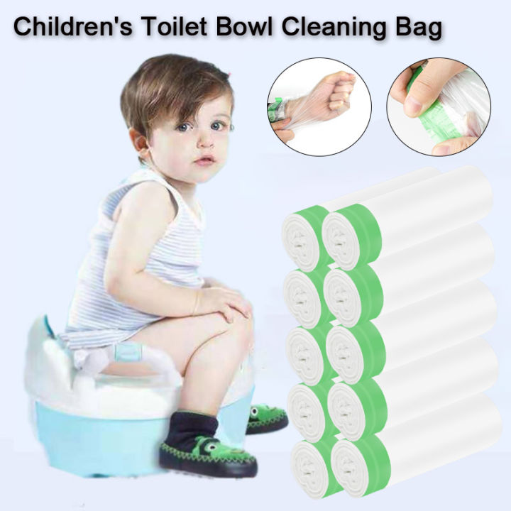 1/5/10 Roll Universal Potty Training Toilet Seat Bin Bags Travel Potty ...