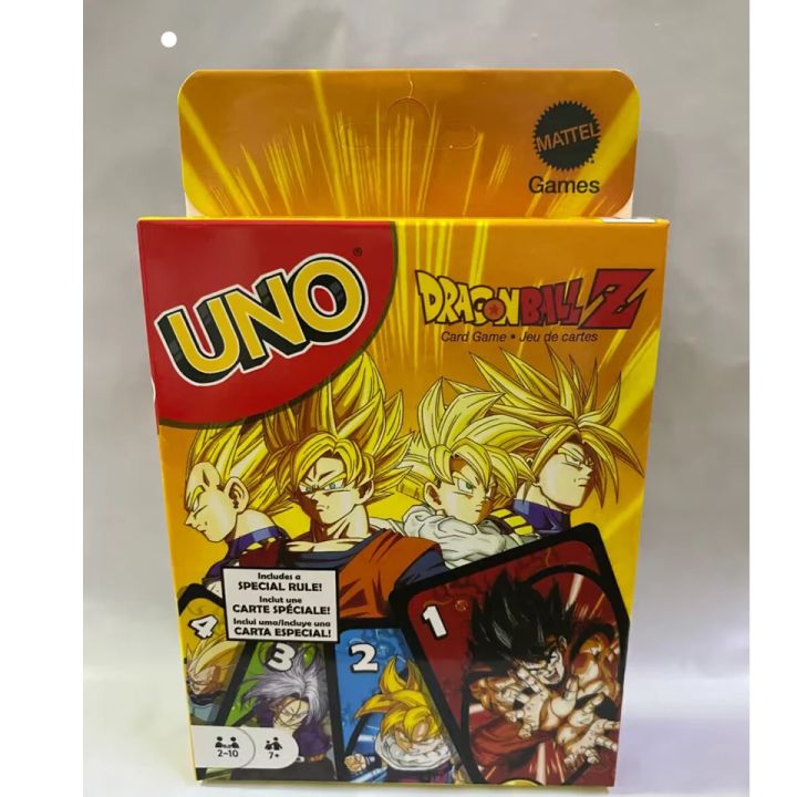 Mattel Games 2025 UNO Dragon Ball Z Card Game for Family Night ...