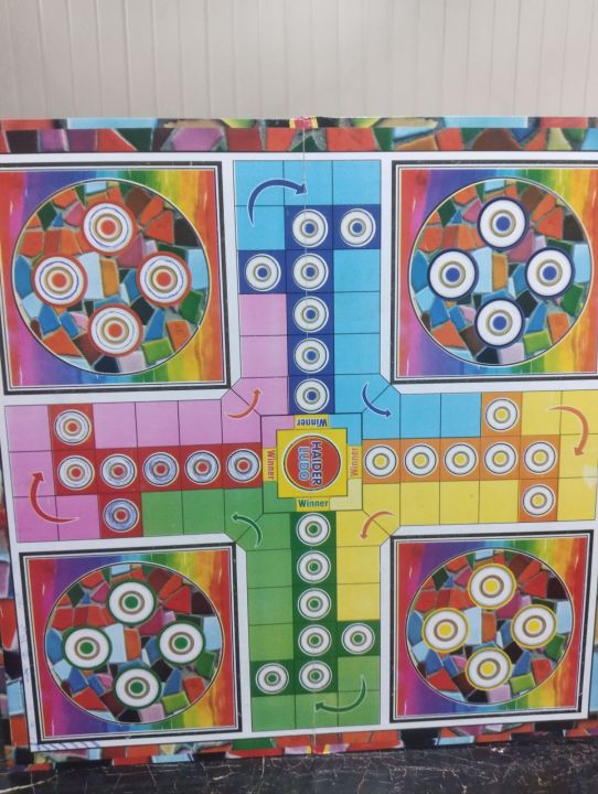 Big Size Ludo Game. Board game. table game. Wooden Ludo Game | Daraz.pk