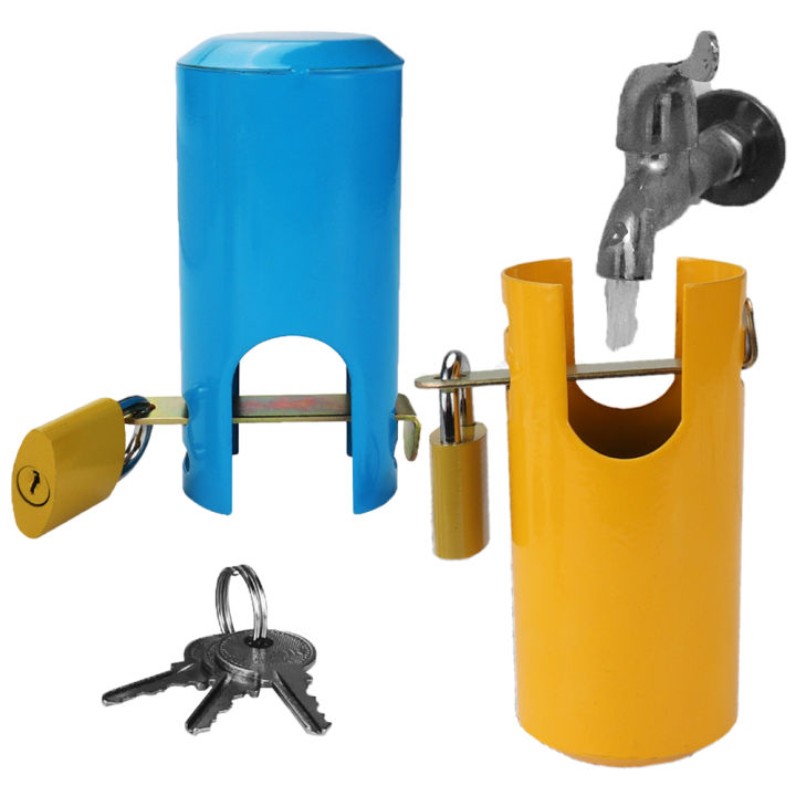 SI FANG Outdoor Water Faucet Lock With Key Anti-theft Tap Protection ...