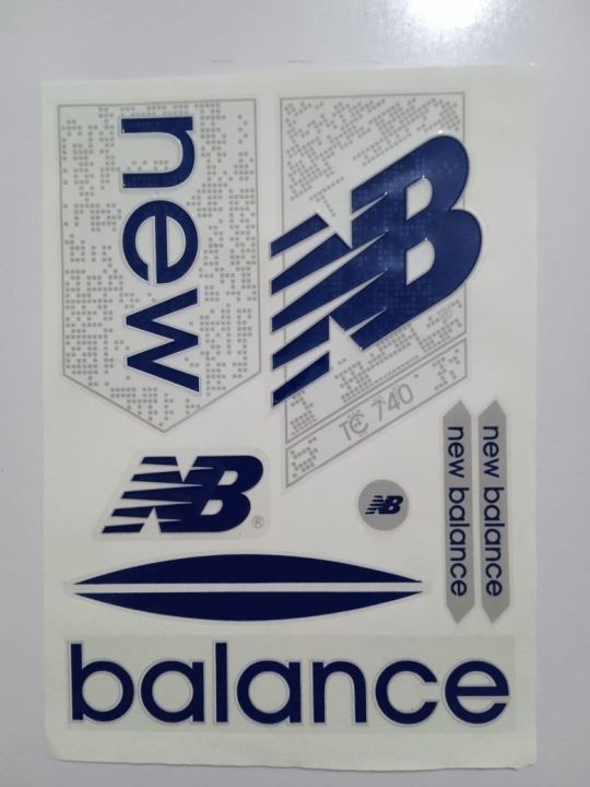 New 3D 2023 NEW BALANCE White & BLUE DOT Edition Cricket Bat Sticker ...