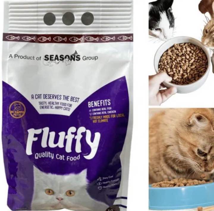 Fluffy cat food 1.2 kg perfect food for all cates | Daraz.pk
