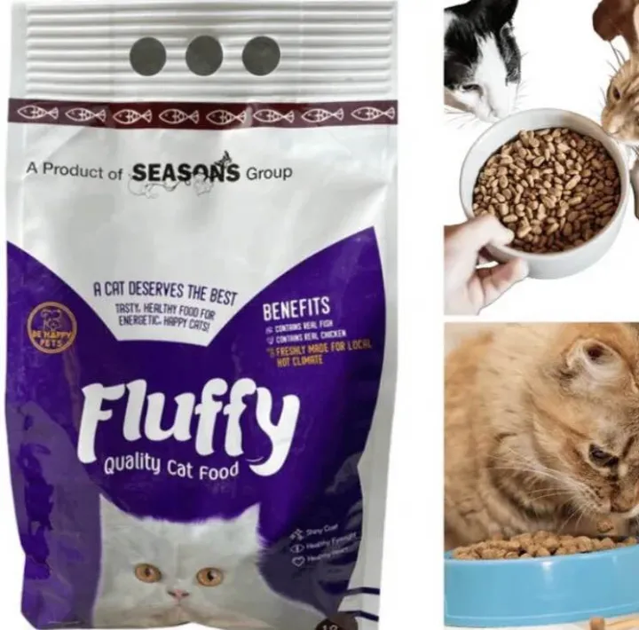 Fluffy cat food 1.2 kg perfect food for all cates | Daraz.pk