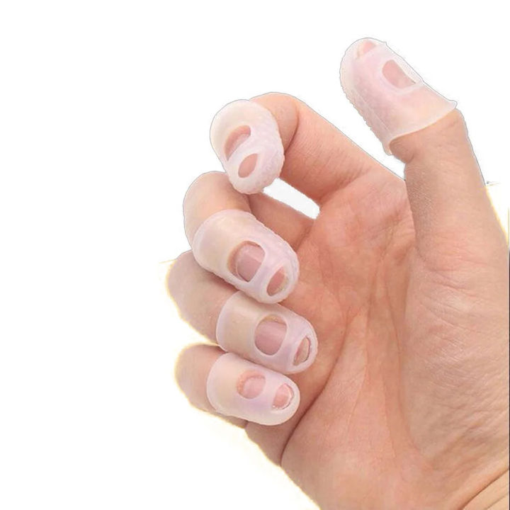 5pcs Finger Cover Anti-slip Hands Coat Relief Play Pain Gloves for ...