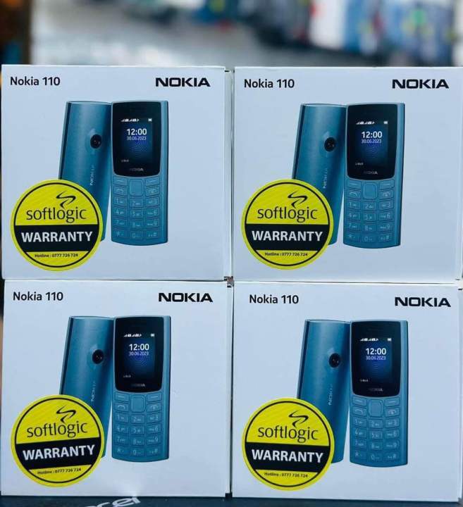 New Nokia 110 2024 Dual Sim Keypad Phone With Camera 1 Year Softlogic ...