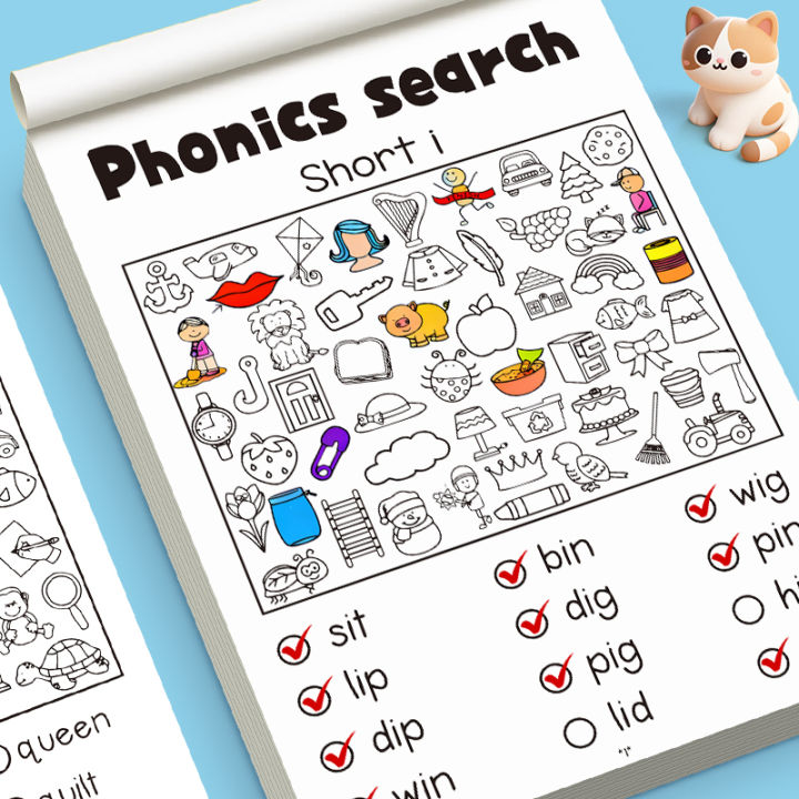 Phonics Practice Workbook Look Read and Find Interactive Activity Book ...