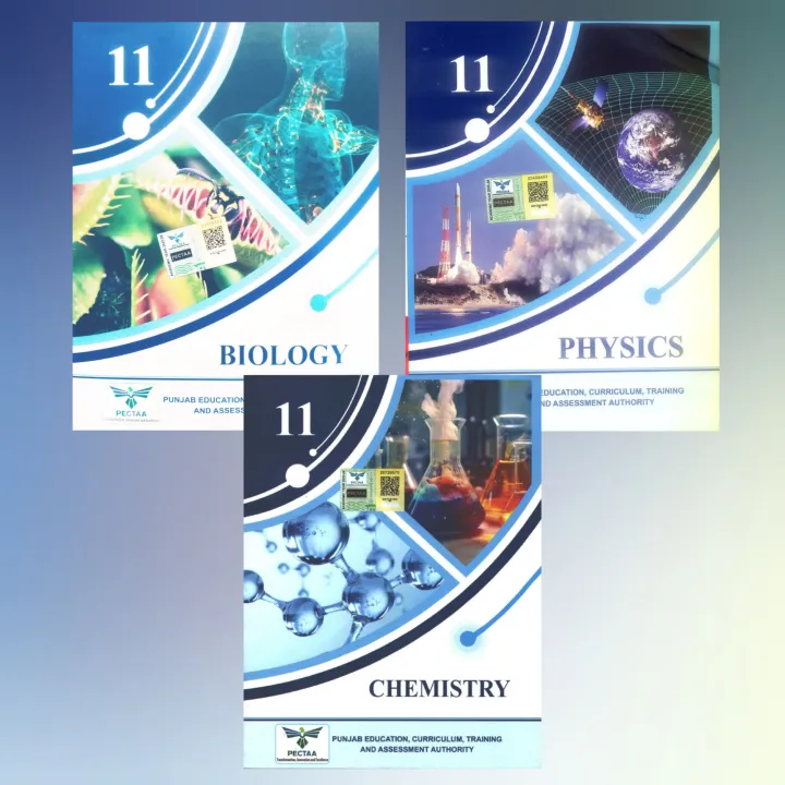 Set of 3 Punjab Textbook Board PTB books Class 11: Biology Class 11 ...