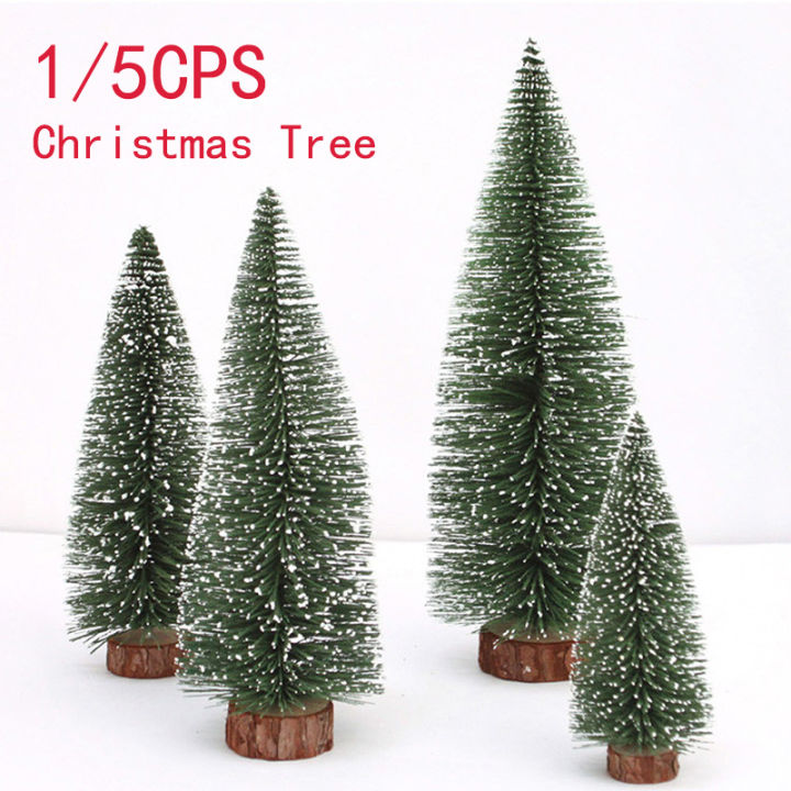 5/1PCS Pine Christmas Tree Artificial Tabletop Decorations Festival ...