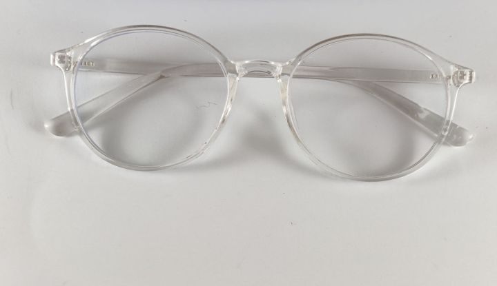 Transparent Blue Cut Lens Eyeglasses | Daraz.pk