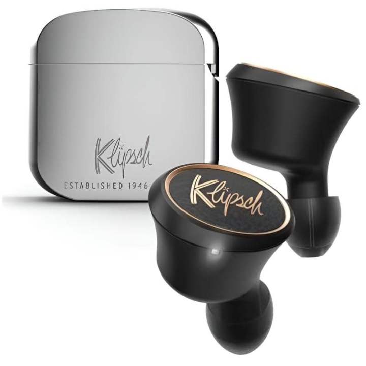 Klipsch T5 True Wireless Earbuds – Premium Sound, Long Battery Life ...